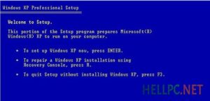 How to Install Windows XP on your PC - WinDOSPC