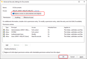 How to Manage File and Folder Permissions in Windows - WinDOSPC