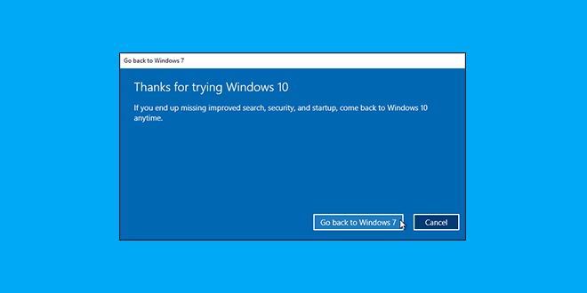 How to Downgrade Windows 10 to Windows 7 or 8.1 - WinDOSPC