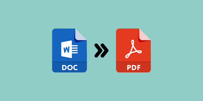 How to Convert or Save Documents as PDF in MS Office - WinDOSPC