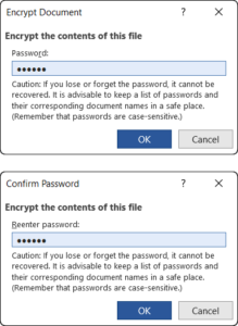 How to Password Protect Your MS Office Documents - WinDOSPC
