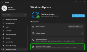 How to Join Windows Insider Program in Windows 11 - WinDOSPC
