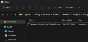 How to Enable Drag and Drop in Windows 11 Taskbar - WinDOSPC